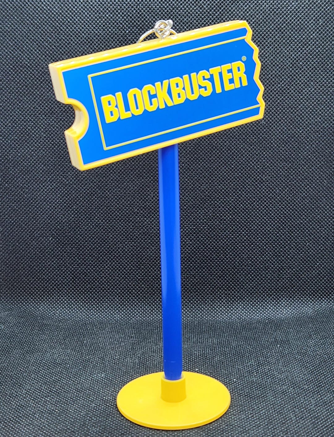 Upcycled Plastic Miniature Blockbuster Sign Game Ornament - Etsy