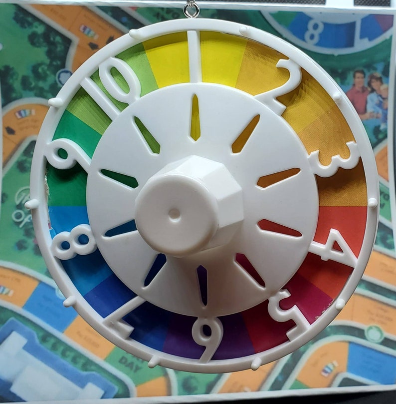 Upcycled Game of Life Spinner Ornament 2 Styles | Etsy