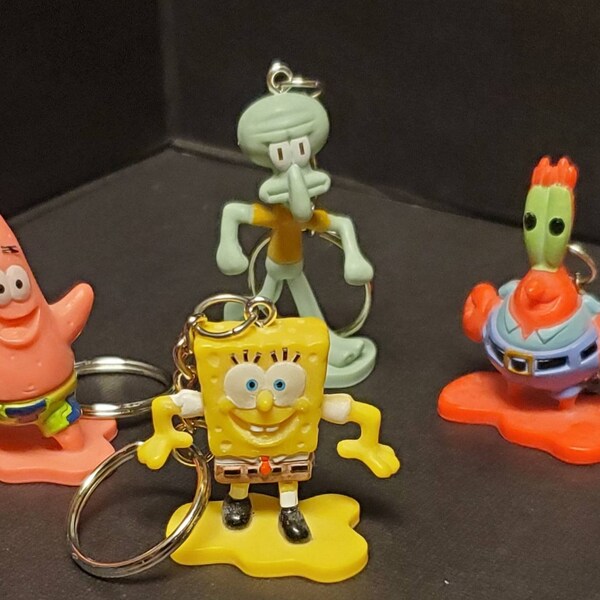 Spongebob Keychain - Etsy
