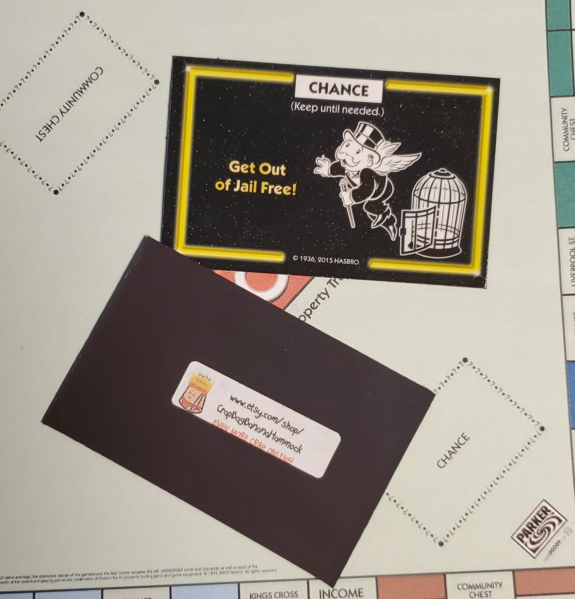 Upcycled Monopoly Empire Edition Get Out of Jail Free Card Magnet - Etsy