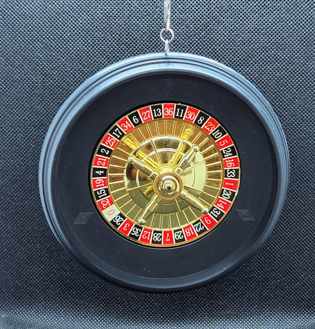 Upcycled Tabletop Roulette Wheel Ornament - Etsy