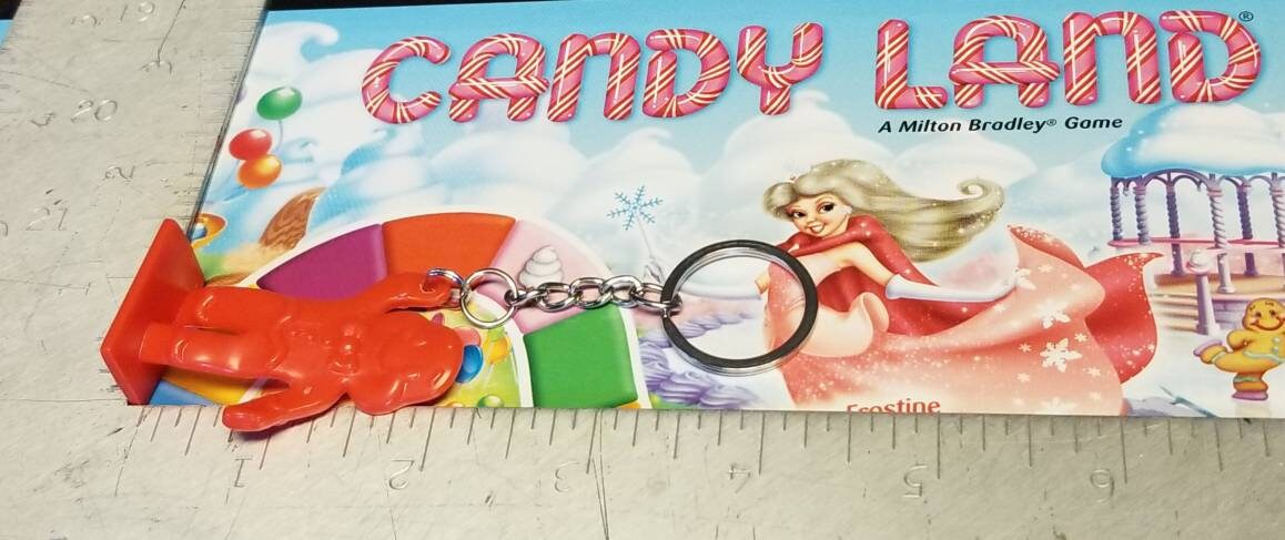 Candyland Gingerbread Keychain Game Token Keychain - Etsy