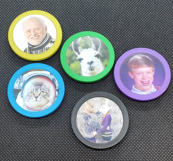 Upcycled Meme Disc Refrigerator Magnet - Etsy