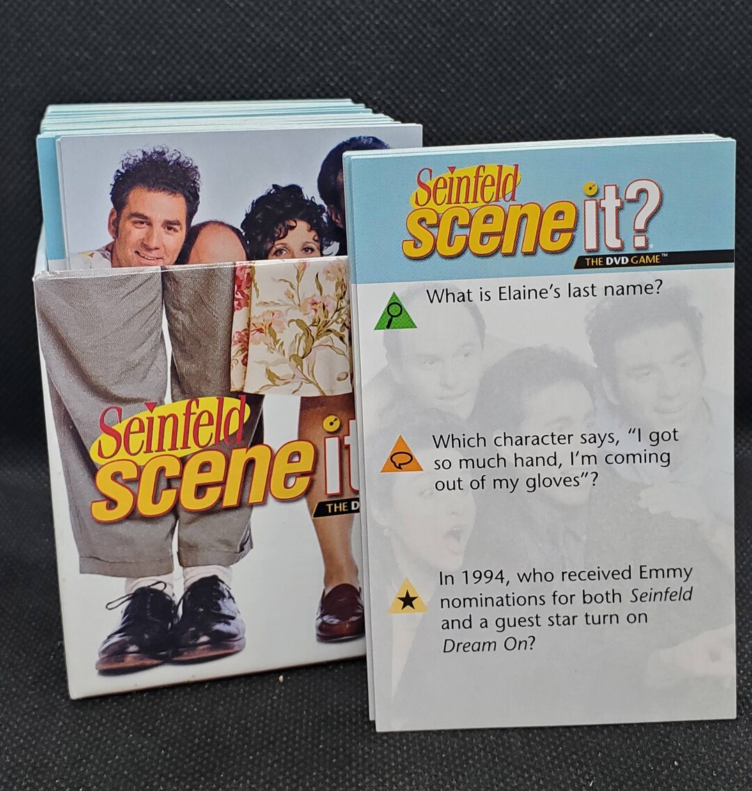 Scene It Seinfeld Edition CARDS ONLY Trivia Cards - Etsy