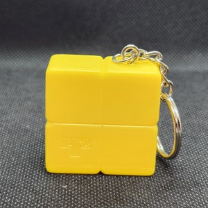 Upcycled Tetris Puzzle Game Piece Large Keychain - Etsy