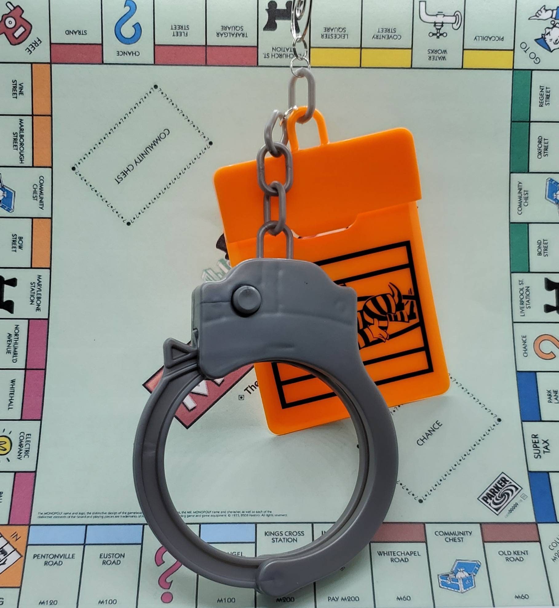 Upcycled Monopoly Cheaters Edition Handcuffs Ornament | Etsy