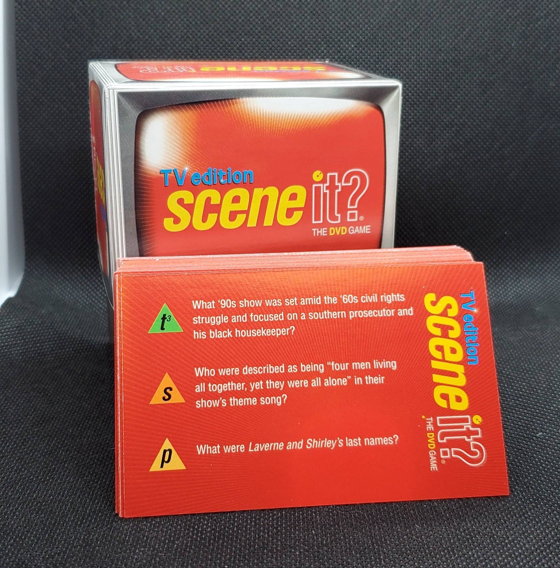 Scene It Trivia Game TV Edition CARDS ONLY 195 Trivia Cards | Etsy