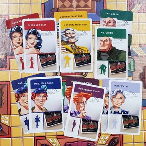 Modern Clue Cluedo Upcycled Game Piece 100mm Disc Ornament ...