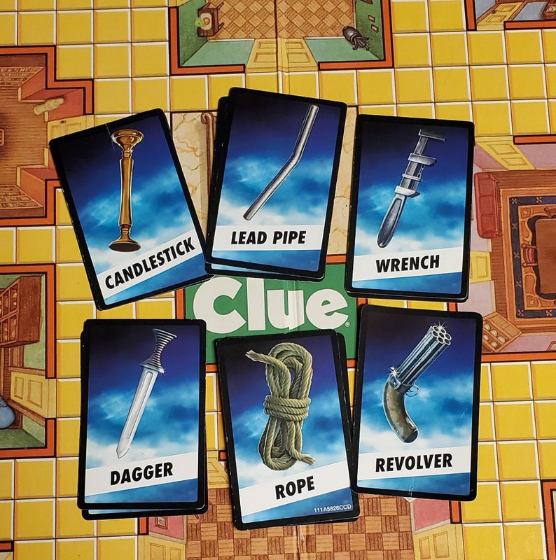 Modern Clue Cluedo Upcycled Game Piece 100mm Disc Ornament Orchid ...