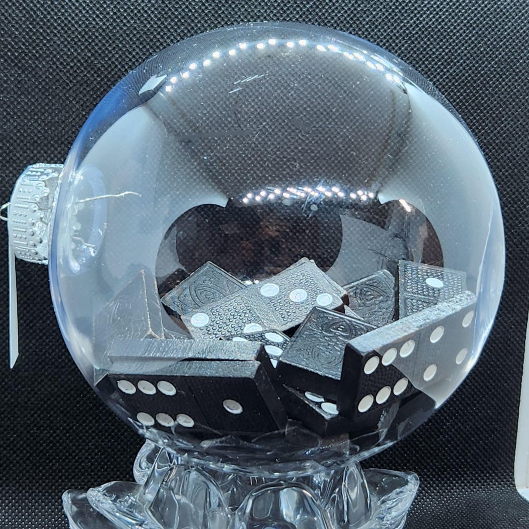 Domino Set Upcycled JUMBO Shatterproof Ornament (hook Optional) - Etsy