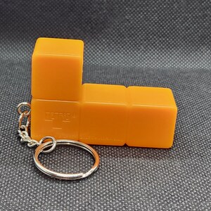 Upcycled Tetris Puzzle Game Piece Large Keychain - Etsy