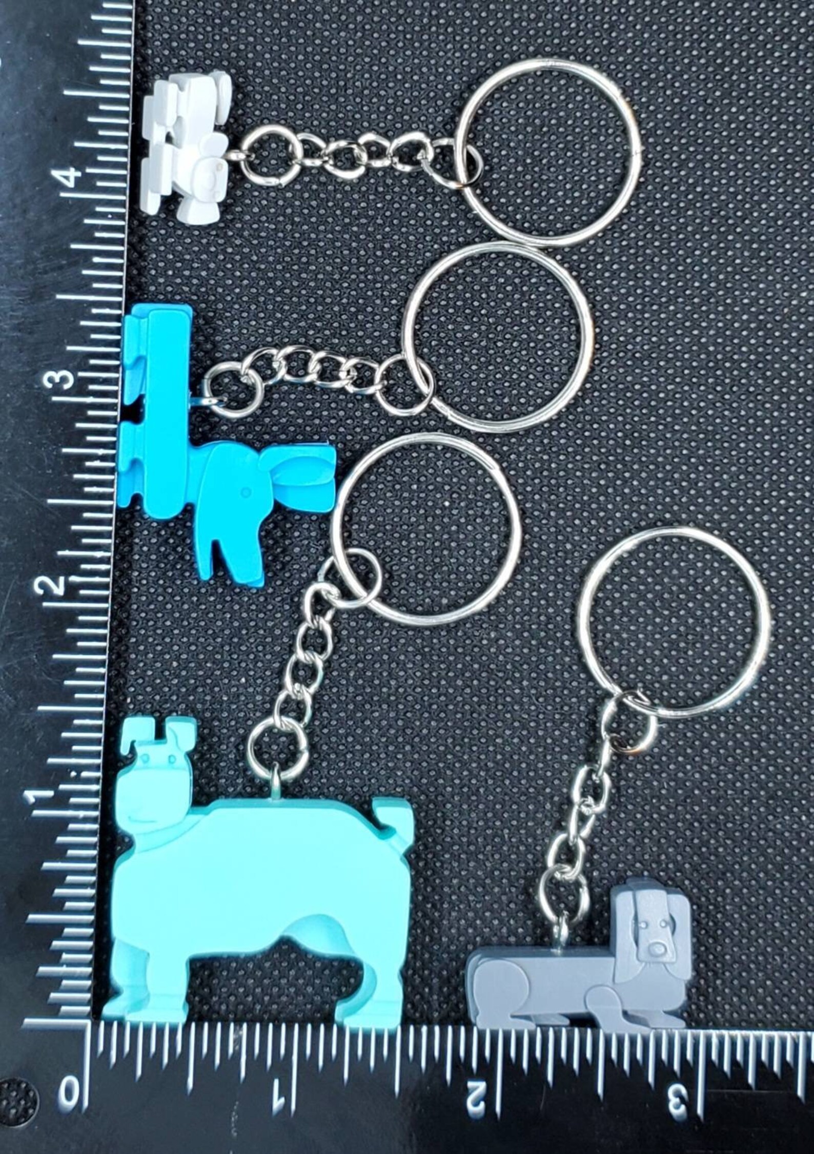 Upcycled Dog Pile Game Keychain Different Sizes Different | Etsy