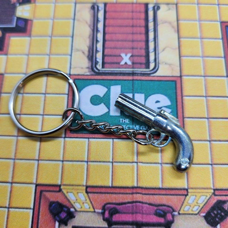 Upcycled Classic Clue Game Metal or Plastic Weapon Token Keychain - Etsy