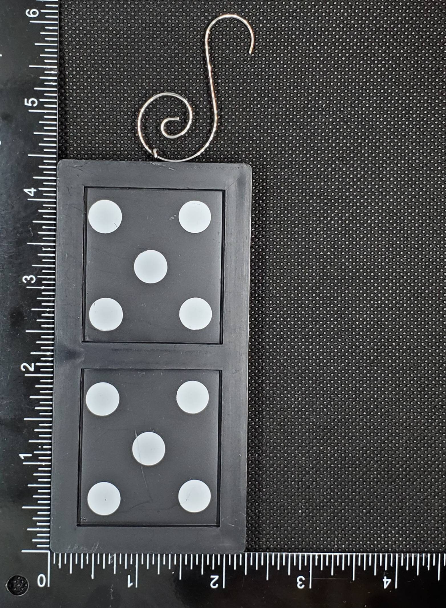 Upcycled Giant Jumbo Domino Ornament - Etsy