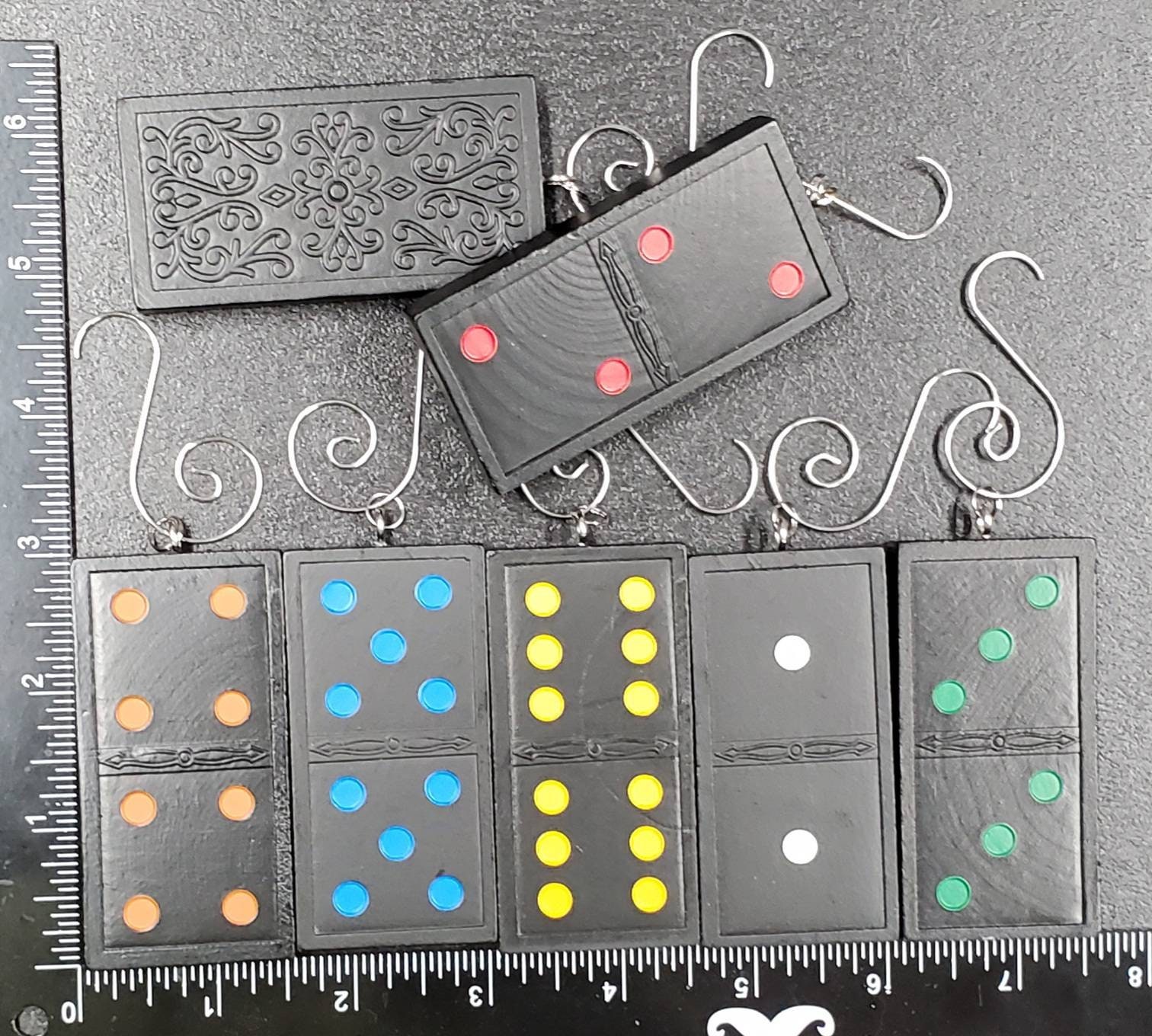 Upcycled Large Wooden Domino Ornament - Etsy