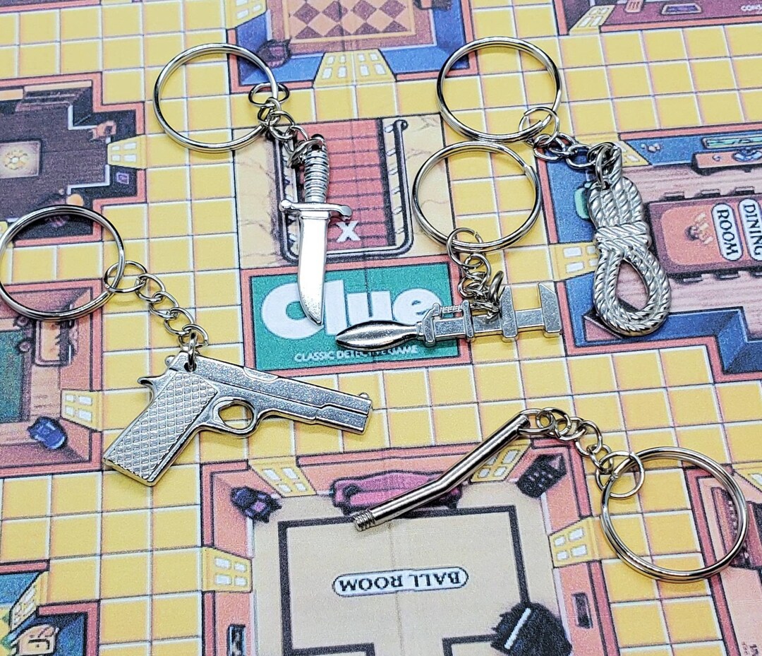 Upcycled Clue Game Heavy Metal Weapon Token Special Edition Token ...