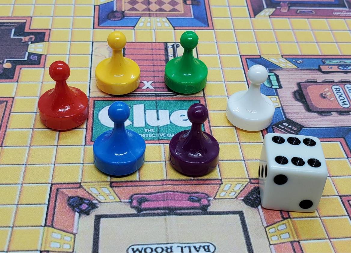 Upcycled Clue Cluedo Game Piece Ornament CUSTOMIZABLE Read | Etsy