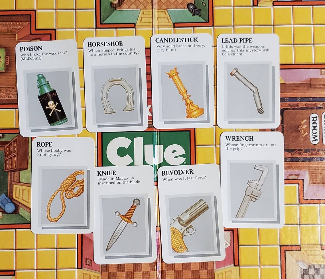 Clue Master Detective Edition Cluedo Upcycled Game Piece 100mm - Etsy