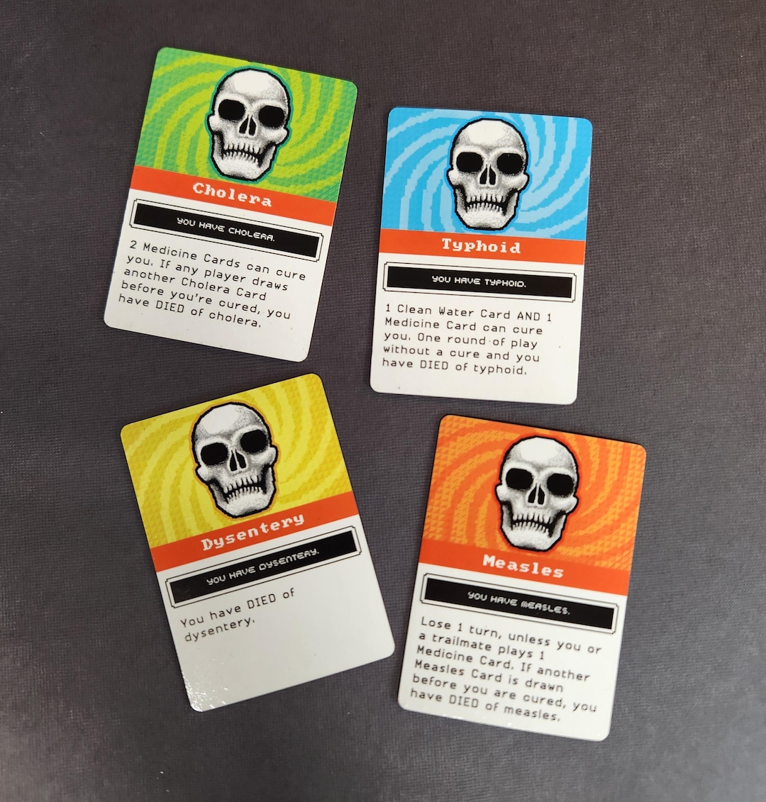 Upcycled Oregon Trail Computer Game You Have Died of Dysentery Typhoid ...