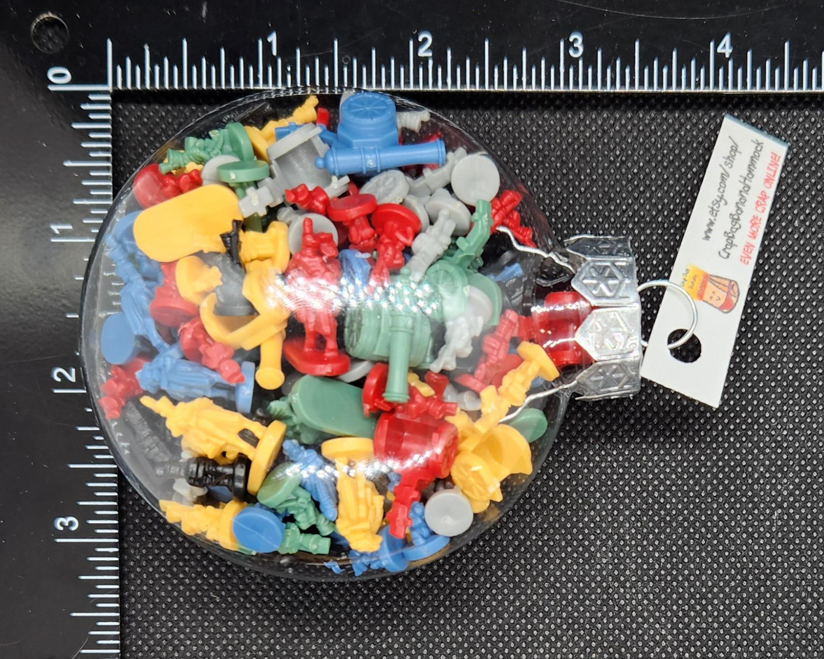 Upcycled Risk Game Piece Ornament 80mm Shatterproof Disc - Etsy