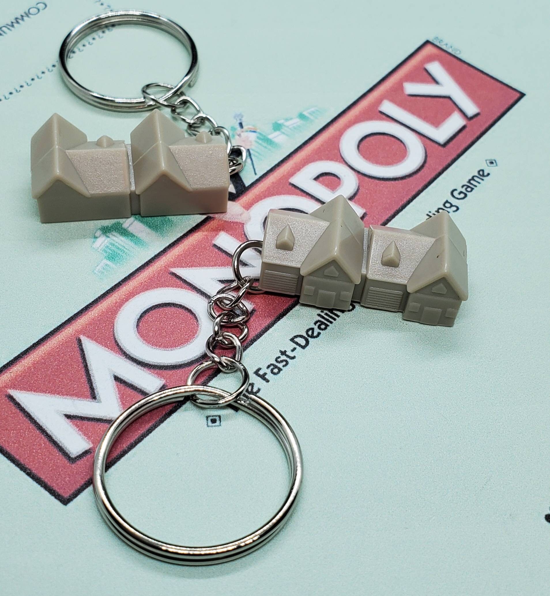 Upcycled Monopoly City Edition Plastic Building Keychain - Etsy UK