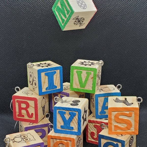 Number Block Ornament - Etsy
