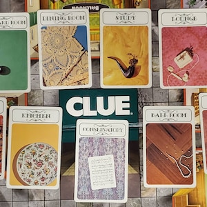Vintage Clue Cluedo Upcycled Game Piece Shatterproof 100mm Disc ...