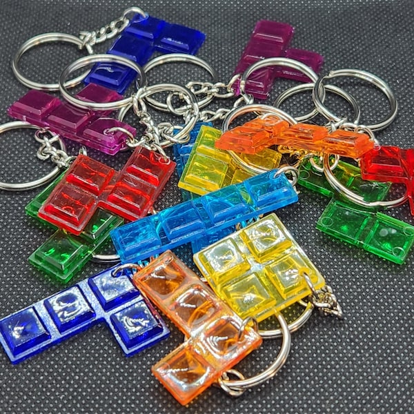 Tetris Keychain - Etsy