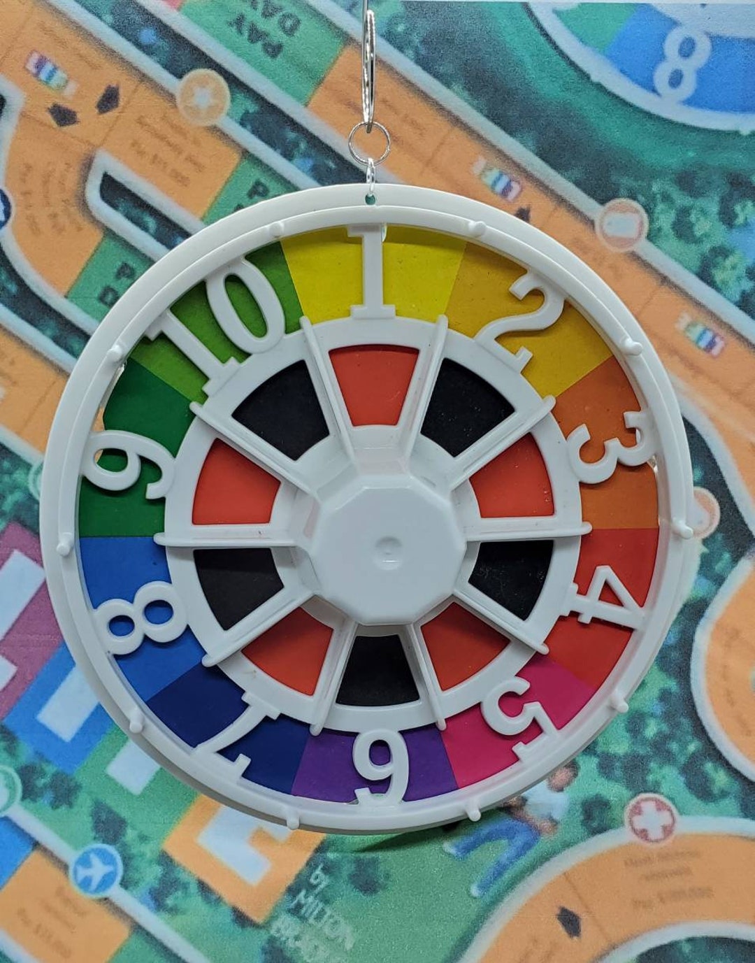 Upcycled Game of Life Deluxe Edition Spinner Ornament - Etsy