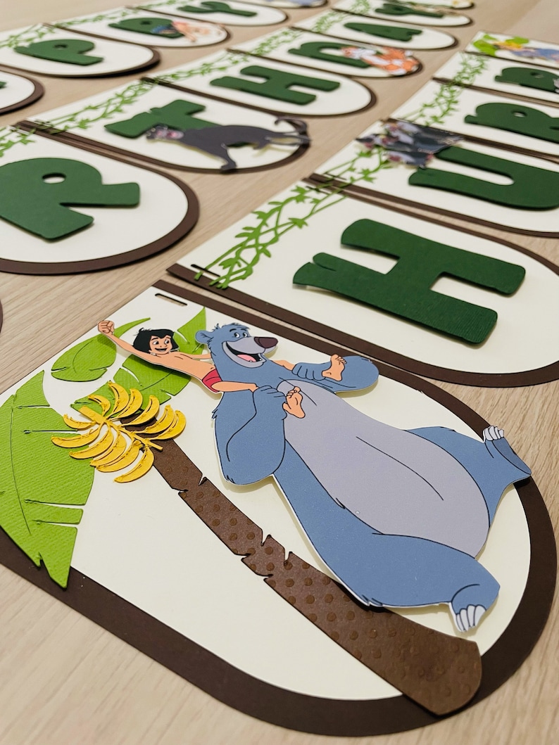 The Jungle Book Themed Banner - Etsy