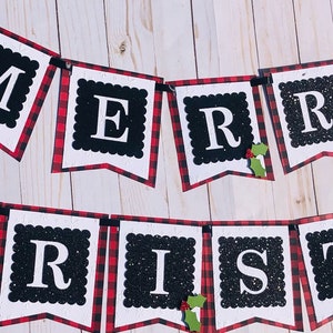 Buffalo Plaid Banner - Etsy