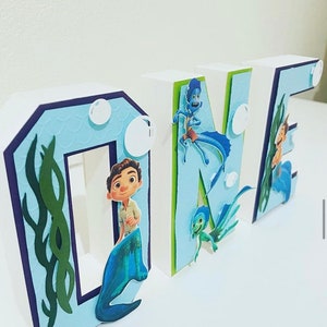 Cardstock Luca 3D Letters - Etsy