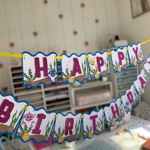 Baby Shark Banner - Etsy