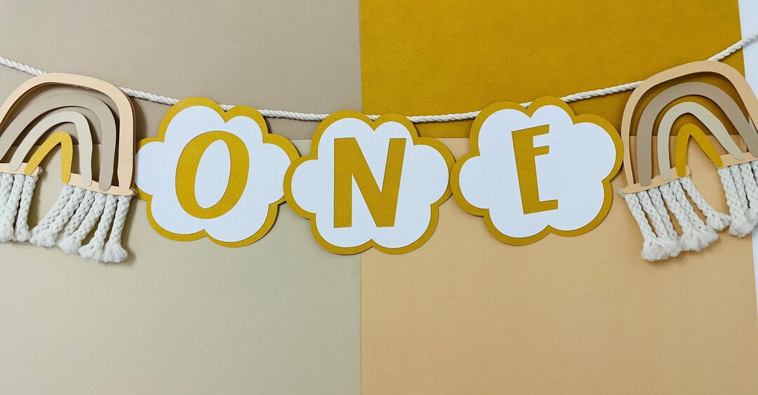 Boho Rainbow Banner - Etsy