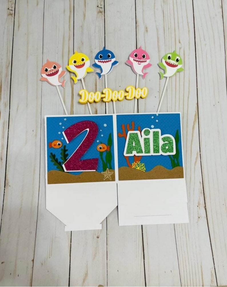 Baby Shark Centerpiece | Etsy