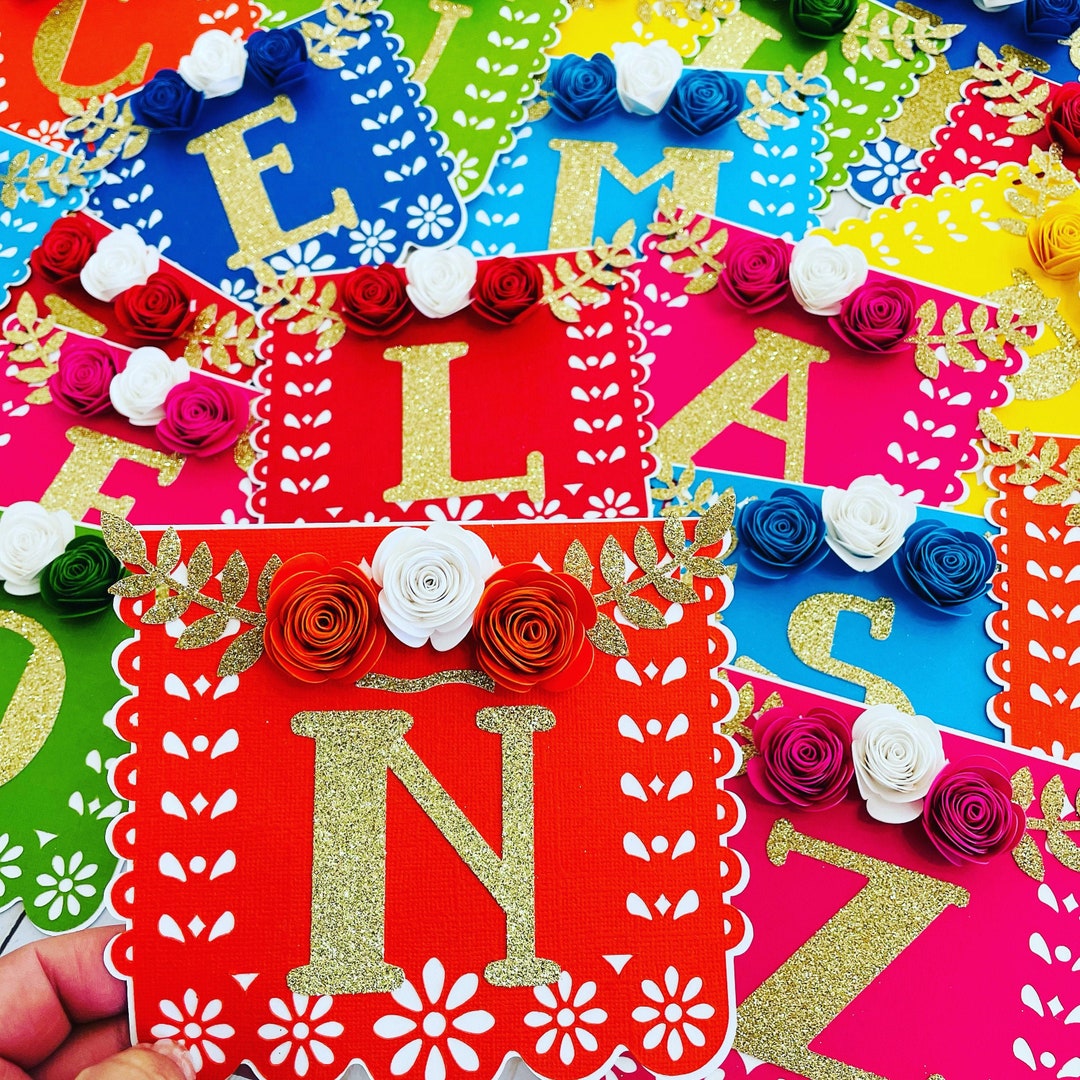 Papel Picado Mexican Banner - Etsy