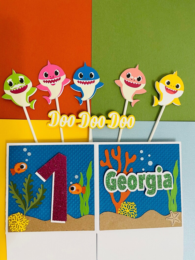 Baby Shark Centerpiece | Etsy