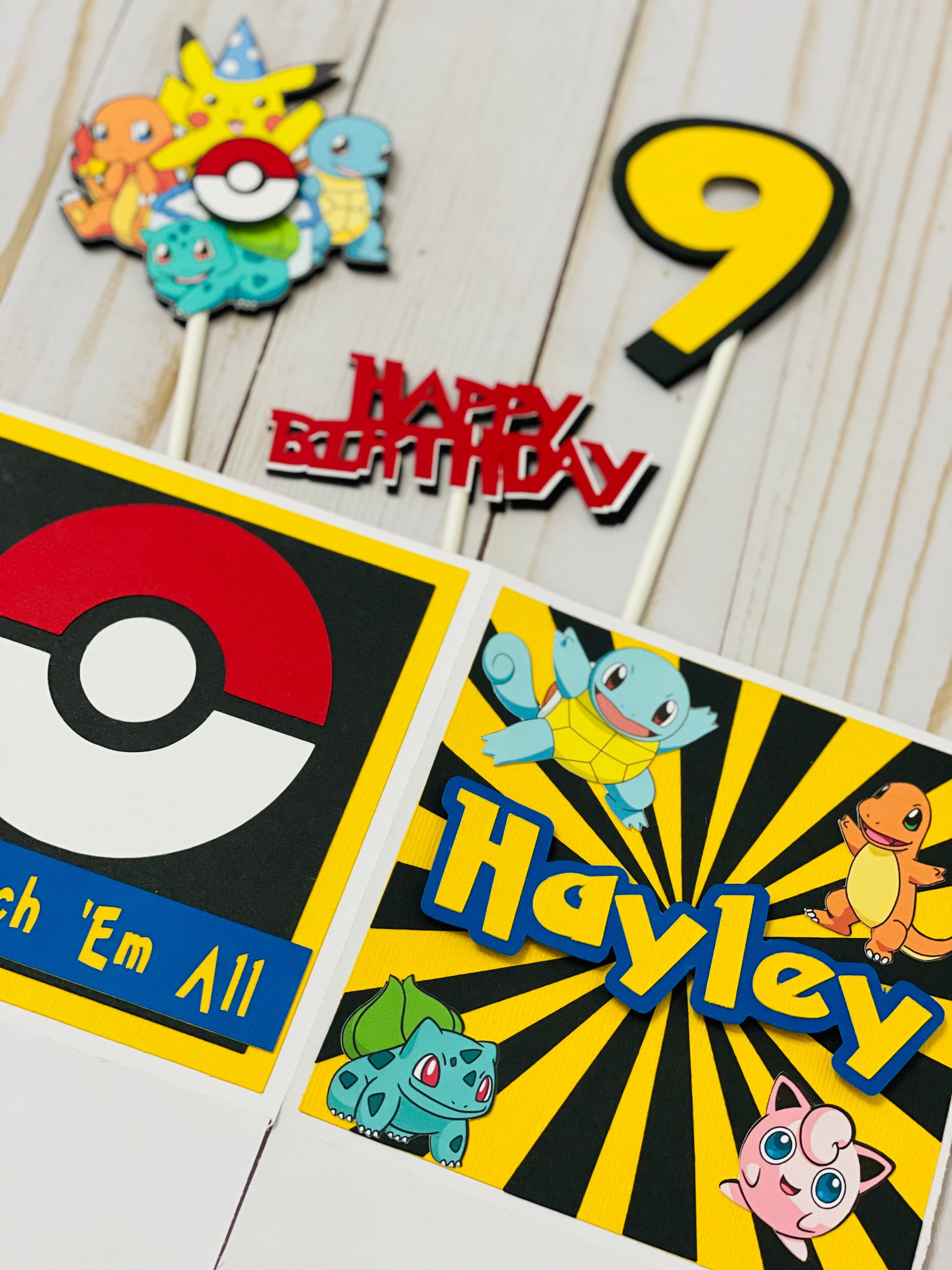 Pokémon Centerpiece - Etsy