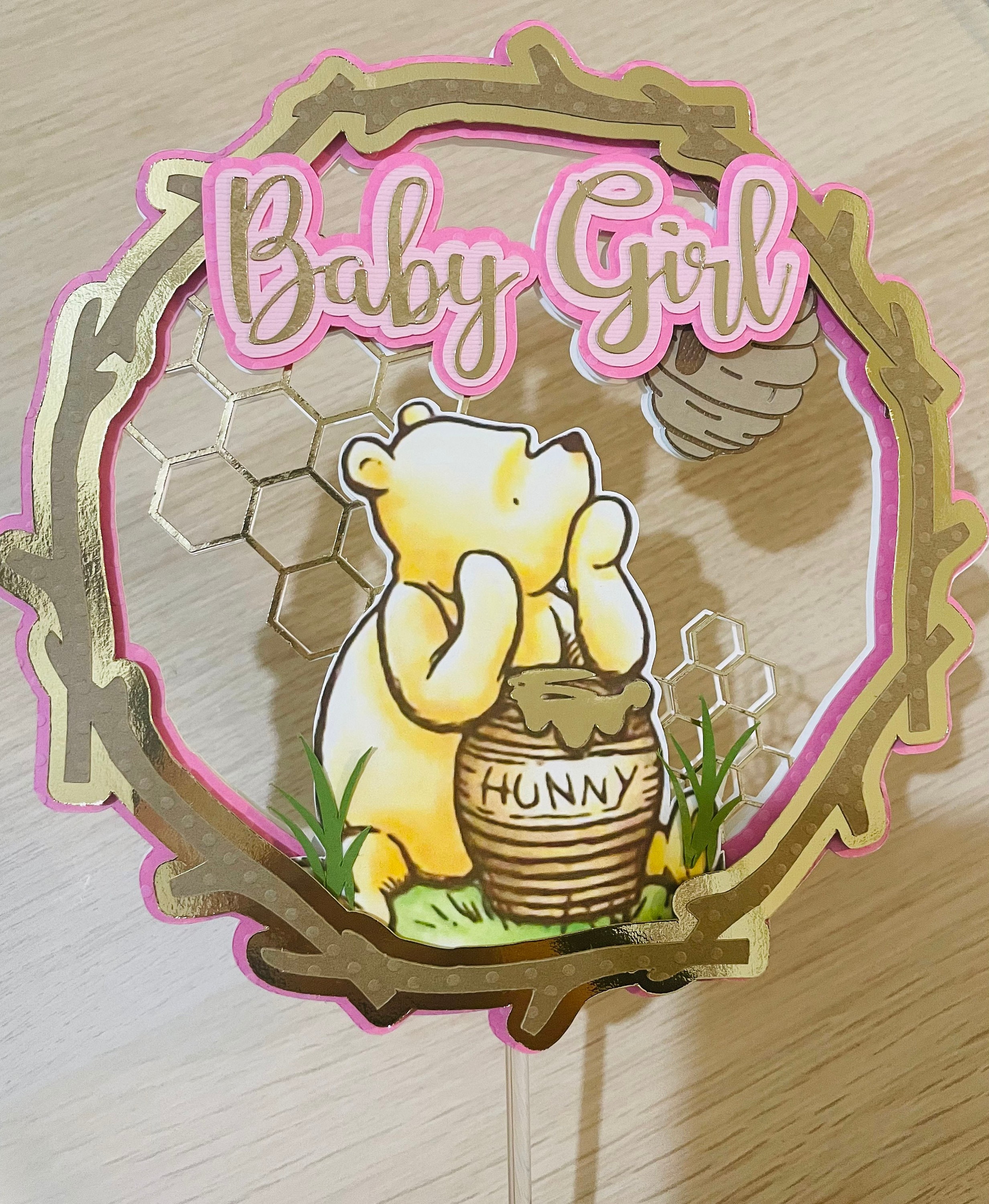 Classic Winnie the Pooh Cake Topper - Etsy