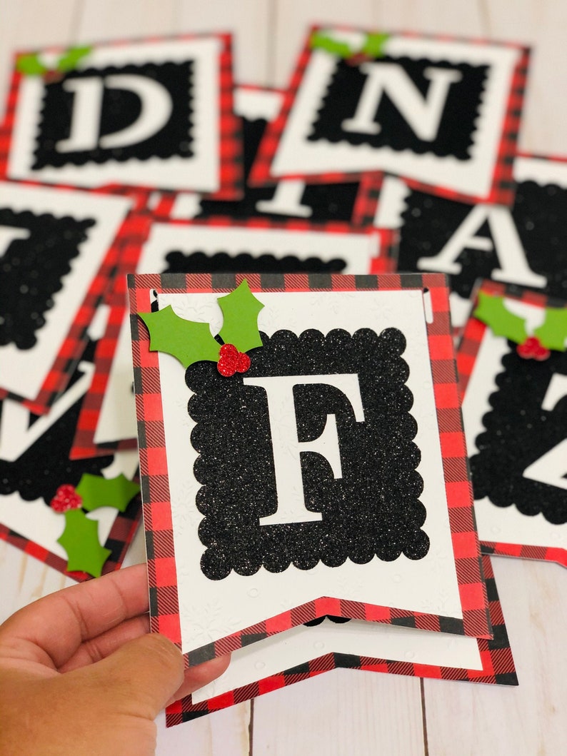 Buffalo Plaid Banner - Etsy