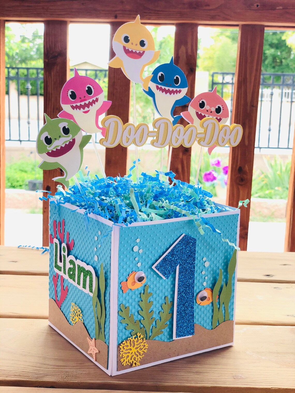 Baby Shark Centerpiece | Etsy