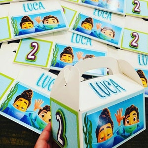 Luca Theme Goodie/ Gabble Boxes - Etsy