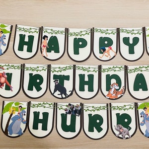 The Jungle Book Themed Banner - Etsy