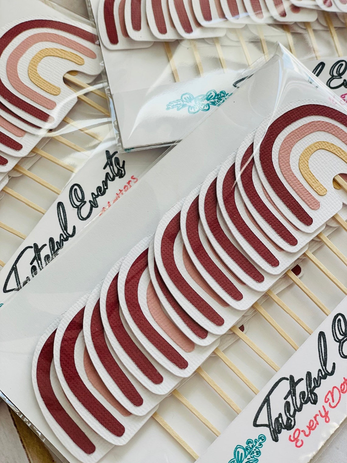 Rainbow Cupcake Toppers | Etsy