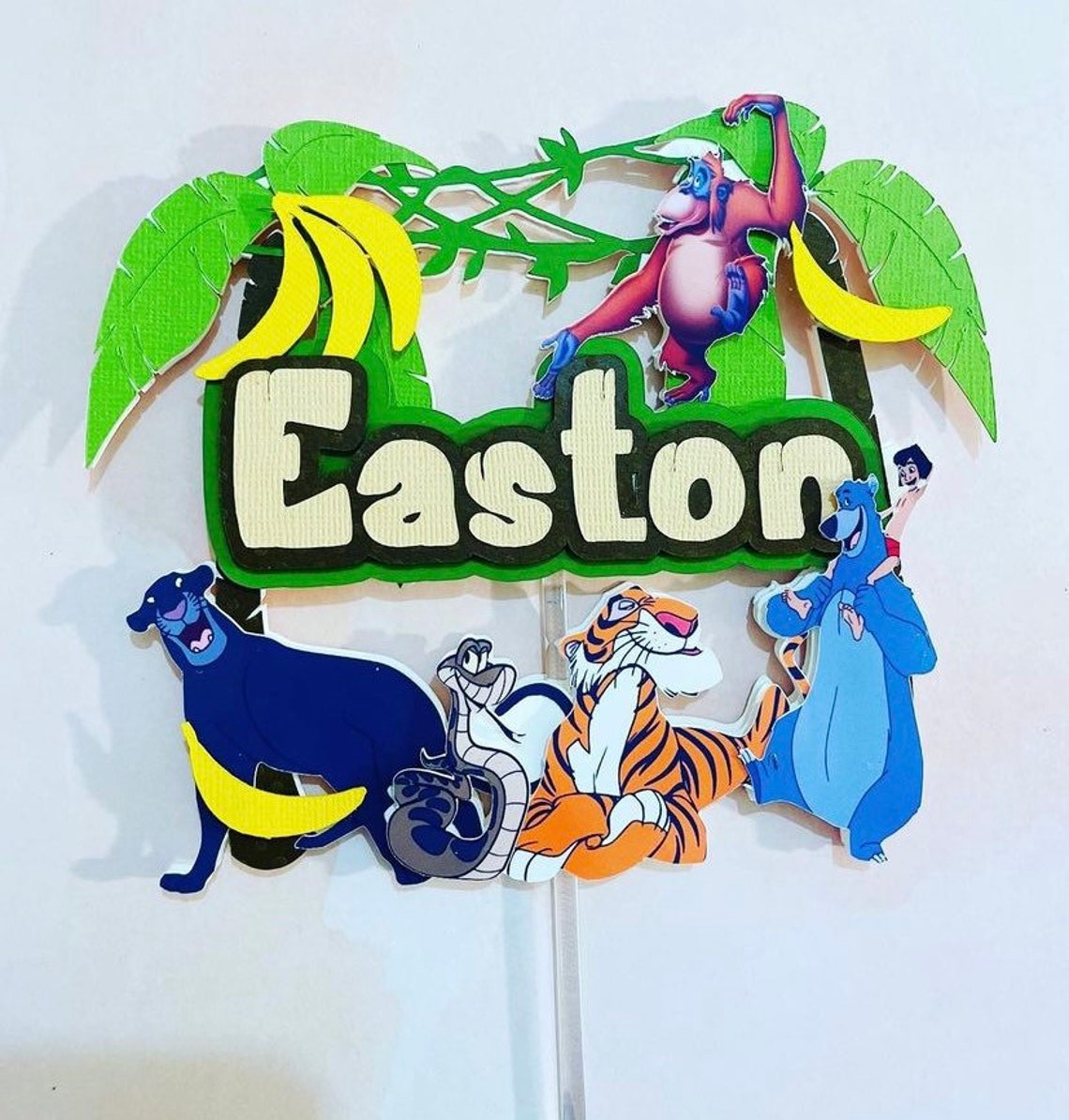 The Jungle Book Theme Cake Topper - Etsy