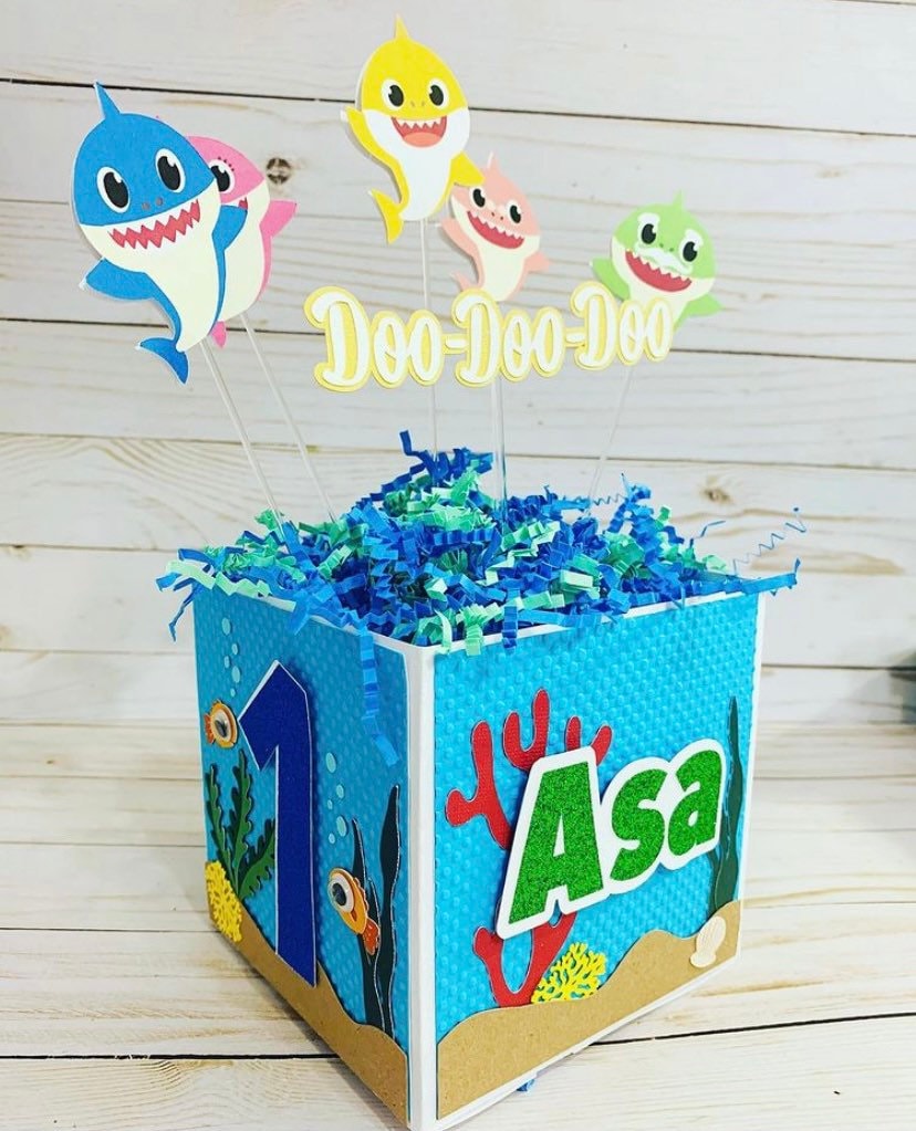 Baby Shark Centerpiece | Etsy