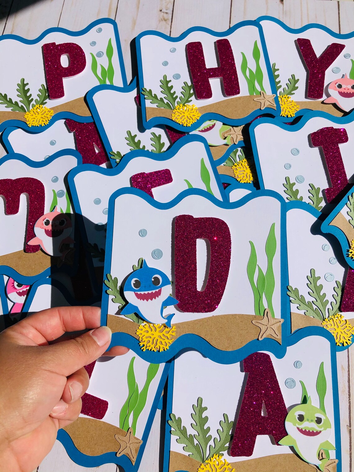 Baby Shark Banner - Etsy