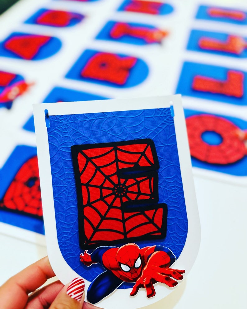 Spider Man Banner - Etsy