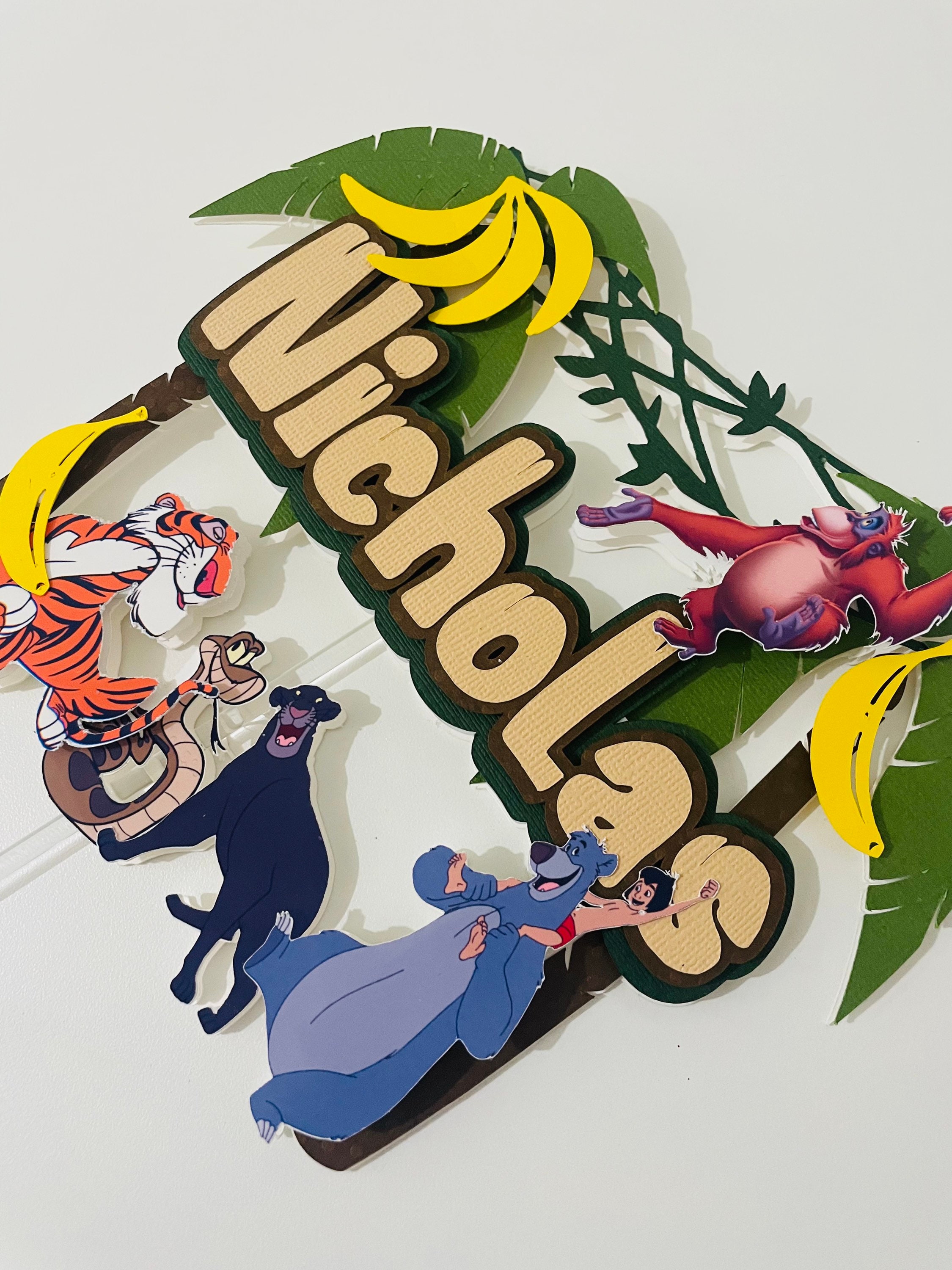 The Jungle Book Theme Cake Topper - Etsy