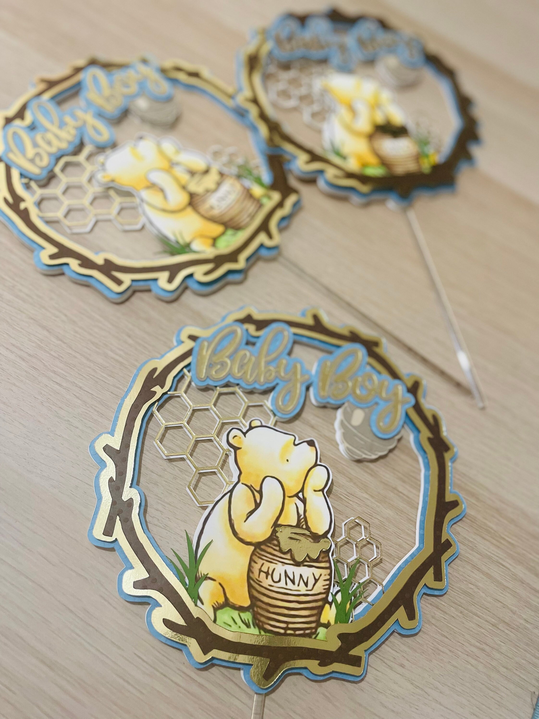 Classic Winnie the Pooh Cake Topper | Etsy